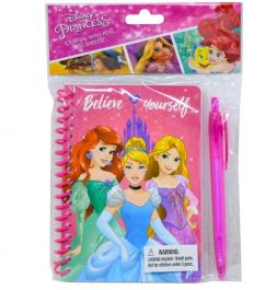 1.99 DISNEY PRINCESS JOURNAL WITH PEN 50 SHEETS