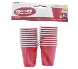 MINI SHOT CUPS 2 OZ 20 COUNT