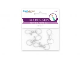 1.99 KEY RING CLIPS 4 PACK