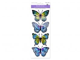 STYLE 1 PAPER CRAFT STICKER 3D BUTTERFLIES