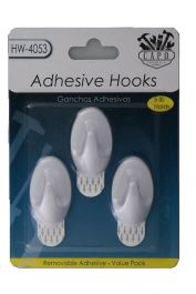 ADHESIVE HOOKS 3 PACK