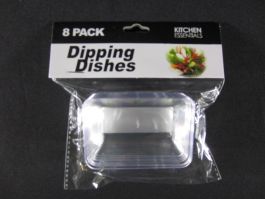 Plastic Dipping Dish 8 Count