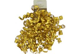GOLD 2 PACK CURLY BOWS